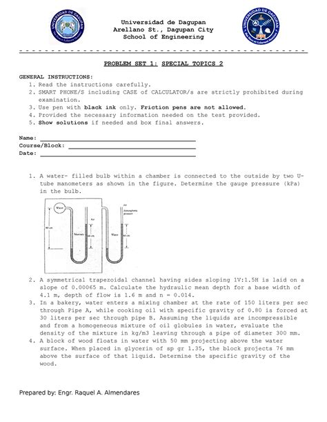 5 Problem Set 120221012081051 Universidad De Dagupan Arellano St