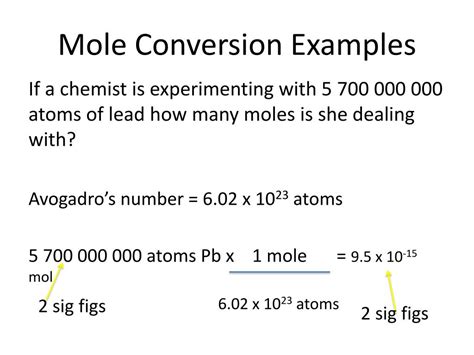Ppt Chemistry 20 Mole Conversions Powerpoint Presentation Free