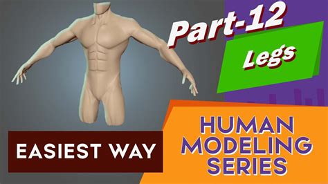 Maya Modeling Tutorial For Beginners Upper Leg Thigh Modeling Part 12 Youtube