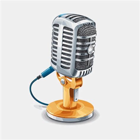 Premium Vector Microphone Vector