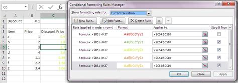 Excel Conditional Formatting Colour Scales Highlight Group Of Cells When Another Cell Is A