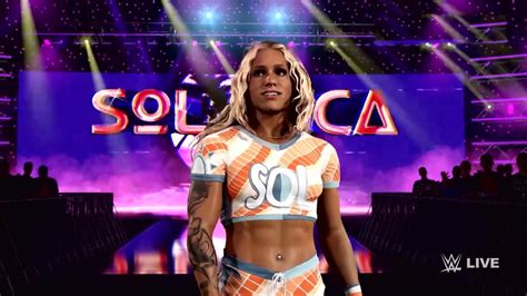 Wwe 2k25 Sol Ruca Official Entrance Youtube