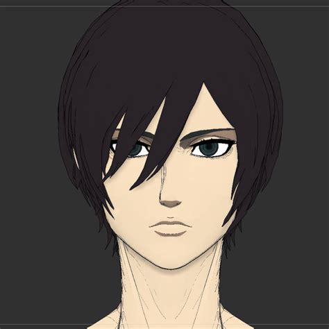Mikasa Ackerman 3d Model Update2 By Dariotsc On Deviantart