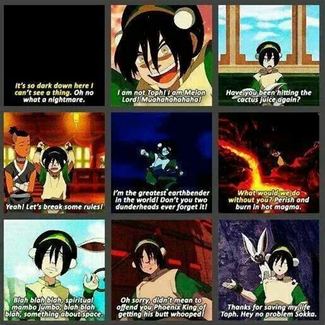 Toph She Is Great Toph Avatar Quotes Toph Beifong Quotes Toph