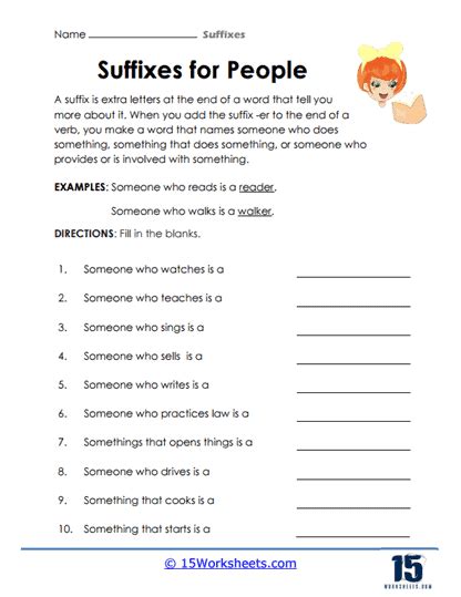 English Prefixes And Suffixes Worksheet For 4th 6th Grade Worksheets Library