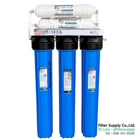 เครื่องกรองน้ำ Aquatek Uf 20 นิ้ว กรอง 6 ขั้นตอน ไส้ Uf 2 ไส้ เพิ่ม Flow น้ำ บริษัท ฟิลเตอร์