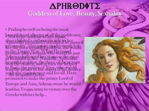 Aphrodite The Greek Goddess Of Love Beauty Sexuality Youtube
