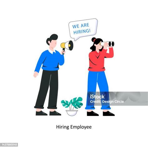 직원 플랫 스타일 디자인 벡터 일러스트 레이 션을 고용 합니다 스톡 일러스트레이션 객실 있음에 대한 스톡 벡터 아트 및 기타 이미지 객실 있음 검색 고용과 노동