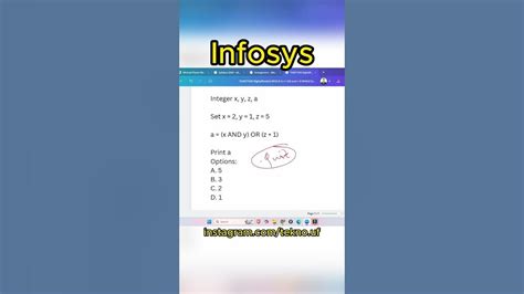 Infosys Pseudo Code Questions 2025🧠 Infosys System Engineer 2025 Infosys Hiring 2024 Youtube