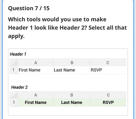 solved question 7 15which tools would you use to make header