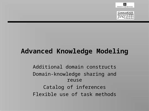 Ppt Advanced Knowledge Modeling Additional Domain Constructs Domain