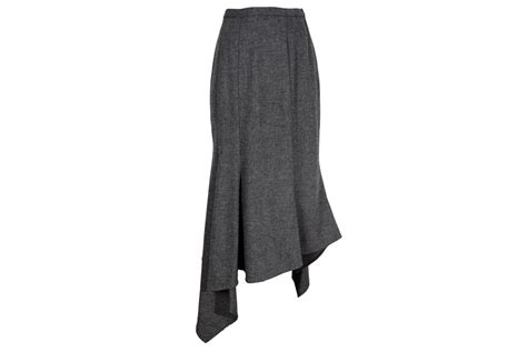 Vintage Ritsuko Shirahama Wool And Cashmere Asymmetrical Pleated Maxi Skirt Made In Japan Etsy