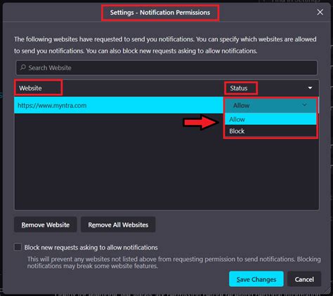 How To Enable Or Disable Notifications From Web Browsers Geeksforgeeks