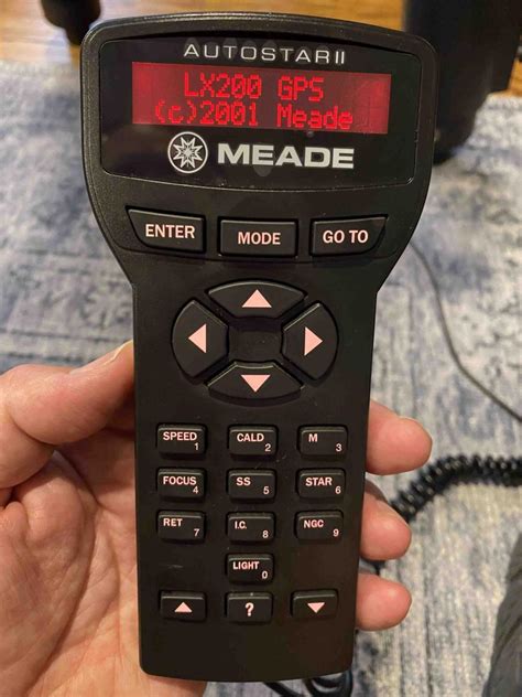 Glitch Updating Autostar II Firmware Now Unable To Use Mount Meade