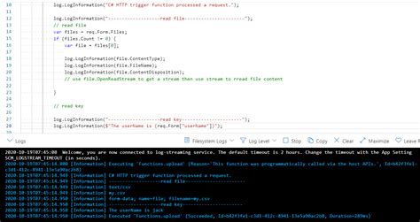 C Multipart Data Upload Azure Function V2 Stack Overflow