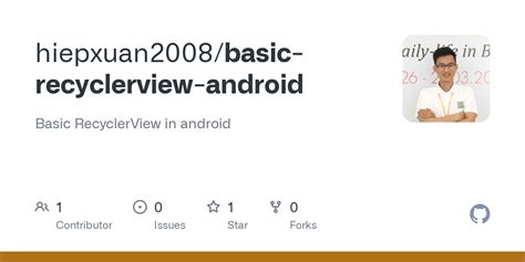 github hiepxuan2008 basic recyclerview android basic recyclerview in