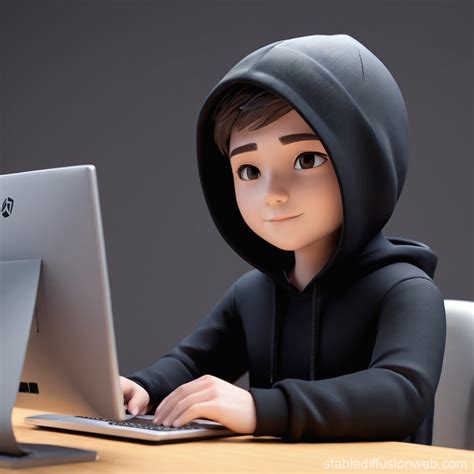 Male Software Developer Profile Picture Stable Diffusion Online