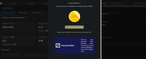 Pratham Israni On Linkedin Codingchallenge Leetcode Geeksforgeeks Cpp Problemsolving