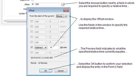 Core Configuration Guide Offset Window Using Opc Time Formats