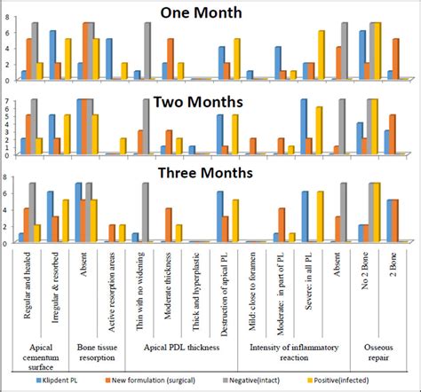 histograms showing the count of different histomorphometric parameters