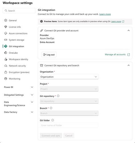 Get Started With Git Integration Microsoft Fabric Microsoft Learn