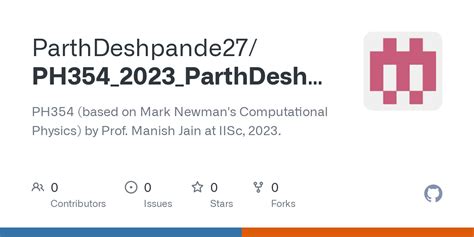 Github Parthdeshpande27ph3542023parthdeshpande Ph354 Based On