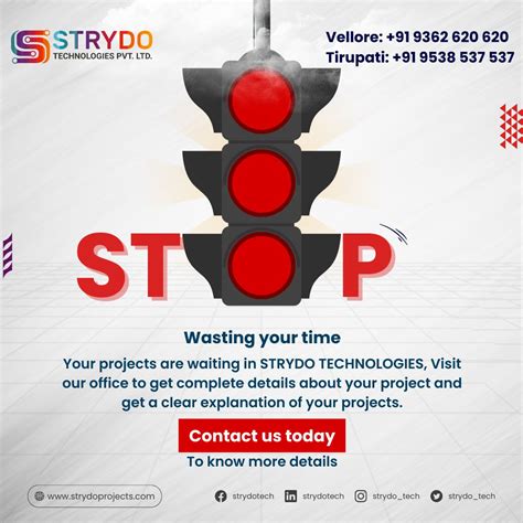strydo technologies vellore finalyear projecs academicprojects