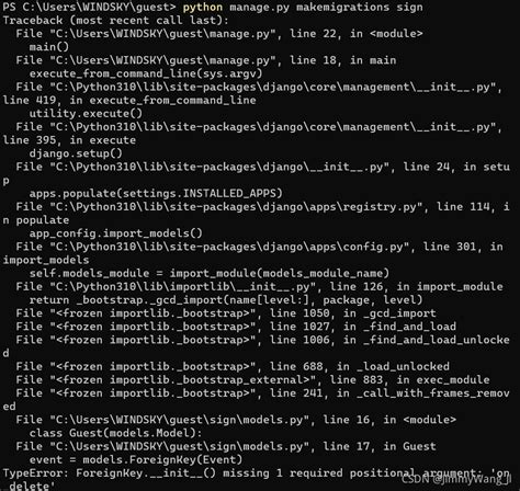 typeerror foreignkey init missing 1 required positional argument