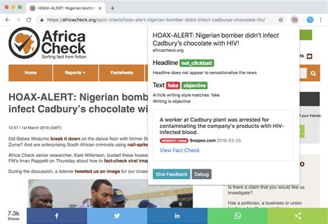 Fake News Chrome Extension Fake News Chrome Extension