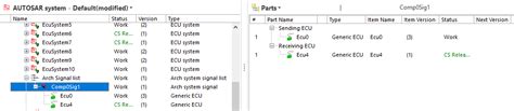 approving signals for inter ecu communication systemweaver