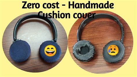 Zero Cost Handmade Cushion Cover For Headphones