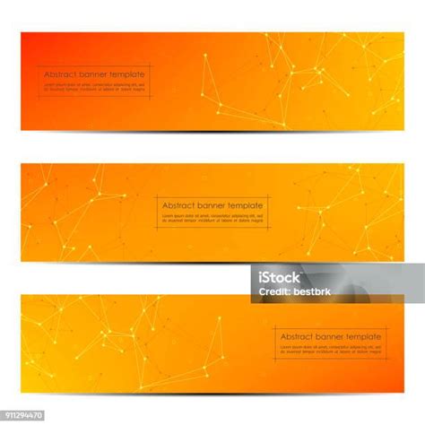 과학 및 기술 배너입니다 분자 구조 배경입니다 과학 및 기술 개념입니다 벡터 일러스트 레이 션 0명에 대한 스톡 벡터 아트 및 기타 이미지 Istock