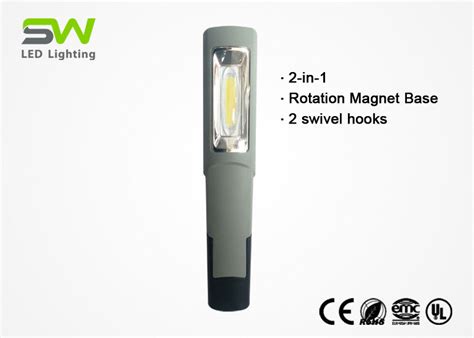 Durable Rechargeable In Handheld Led Work Light With Hooks And Magnets