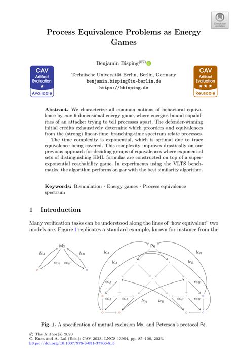 Pdf Process Equivalence Problems As Energy Games