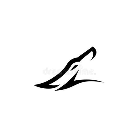 Abstract Wolf Logo Design Wolf Head Logo Stock Vector Illustration