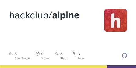GitHub Hackclub Alpine
