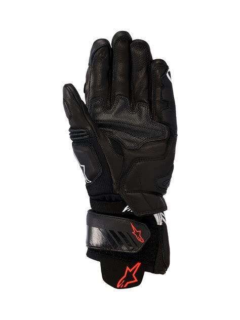 Gp Plus R V3 Leather Gloves Black Racingsport Gloves Alpinestars