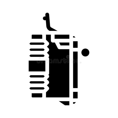 Fuse Electrical Engineer Glyph Icon Vector Illustration Stock Illustration Illustration Of