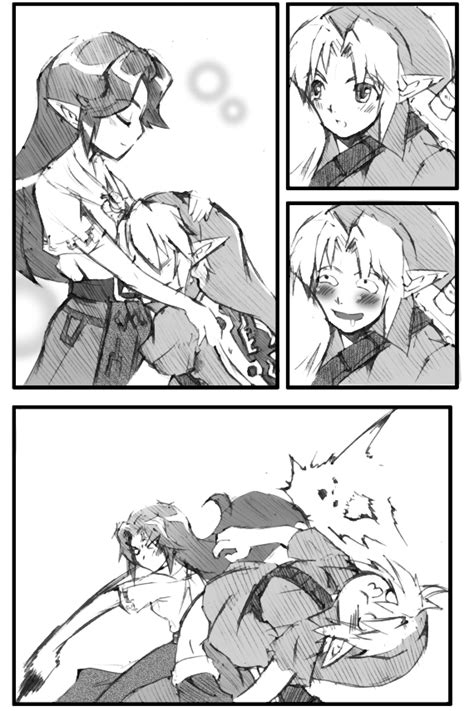 Link Young Link And Cremia The Legend Of Zelda And 1 More Drawn By