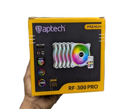 Aptech Rf 300 Pro Rgb 5 In 1 Case Cooling Fan Jazztech Computer
