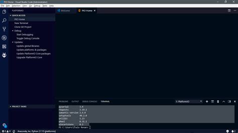 Pio Home Dont Load And Dont Accept Commands · Issue 322 · Platformio Platformio Vscode Ide