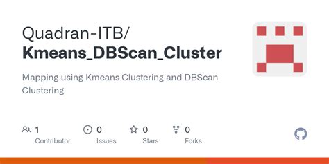 Github Quadran Itbkmeansdbscancluster Mapping Using Kmeans Clustering And Dbscan Clustering