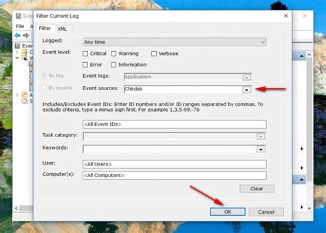 How To Read Event Viewer Log For Chkdsk In Windows 10 Tip Dottech