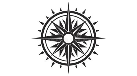 Flat Compass Direction Illustration Stock Vector Illustration Of Scale Icon 280258919