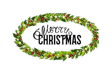 크리스마스 장식 Withholly 잎 빨간색과 흰색 포 인 세 티아 꽃과 눈 휴가와 타원형 프레임을 바라 0명에 대한 스톡 벡터