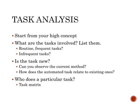 Task Analysis And User Centered Designpptx