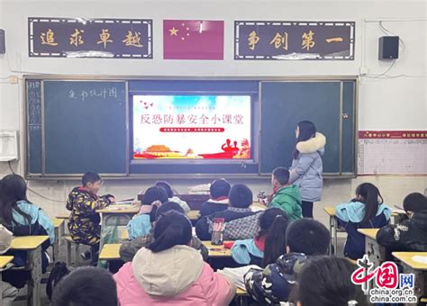 高安市八景镇小学：开展反恐宣传 筑牢安全防线