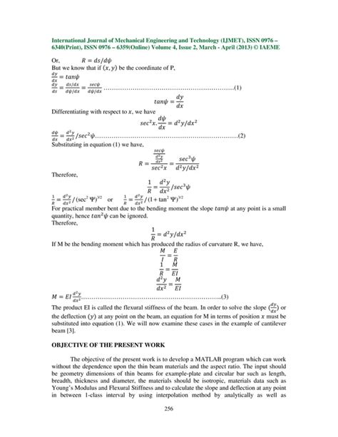 Static Analysis Of Thin Beams By Interpolation Method Approach Pdf