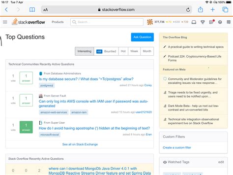 Technical Site Integration Observational Experiment Live On Stack Overflow Meta Stack Overflow