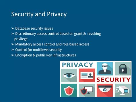 Database Security And Privacy Pptx Databases Computer Software And Applications